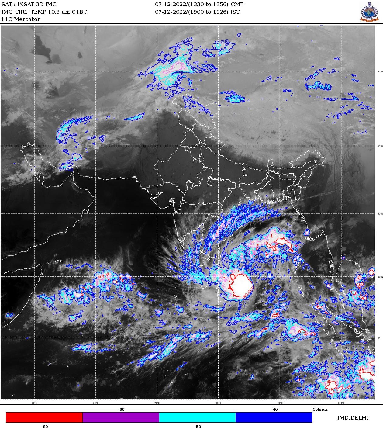 Heavy rainfall warning for TN/SAP coasts due to Cyclone in Bay – Kea ...