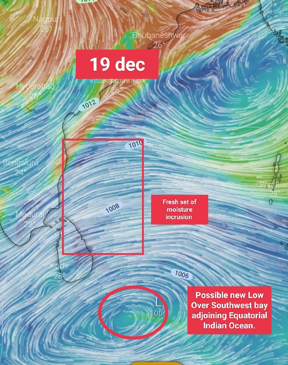 Reduction in rains over TN – Kea Weather Blog